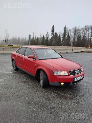 Sarkans Audi A4 2001 Alūksne, ar dzinēja tilpumu 1.90 L un nobraukumu 587 tūkst. km par 2350 €, foto  vietnē AUTOMOTO.COM.LV