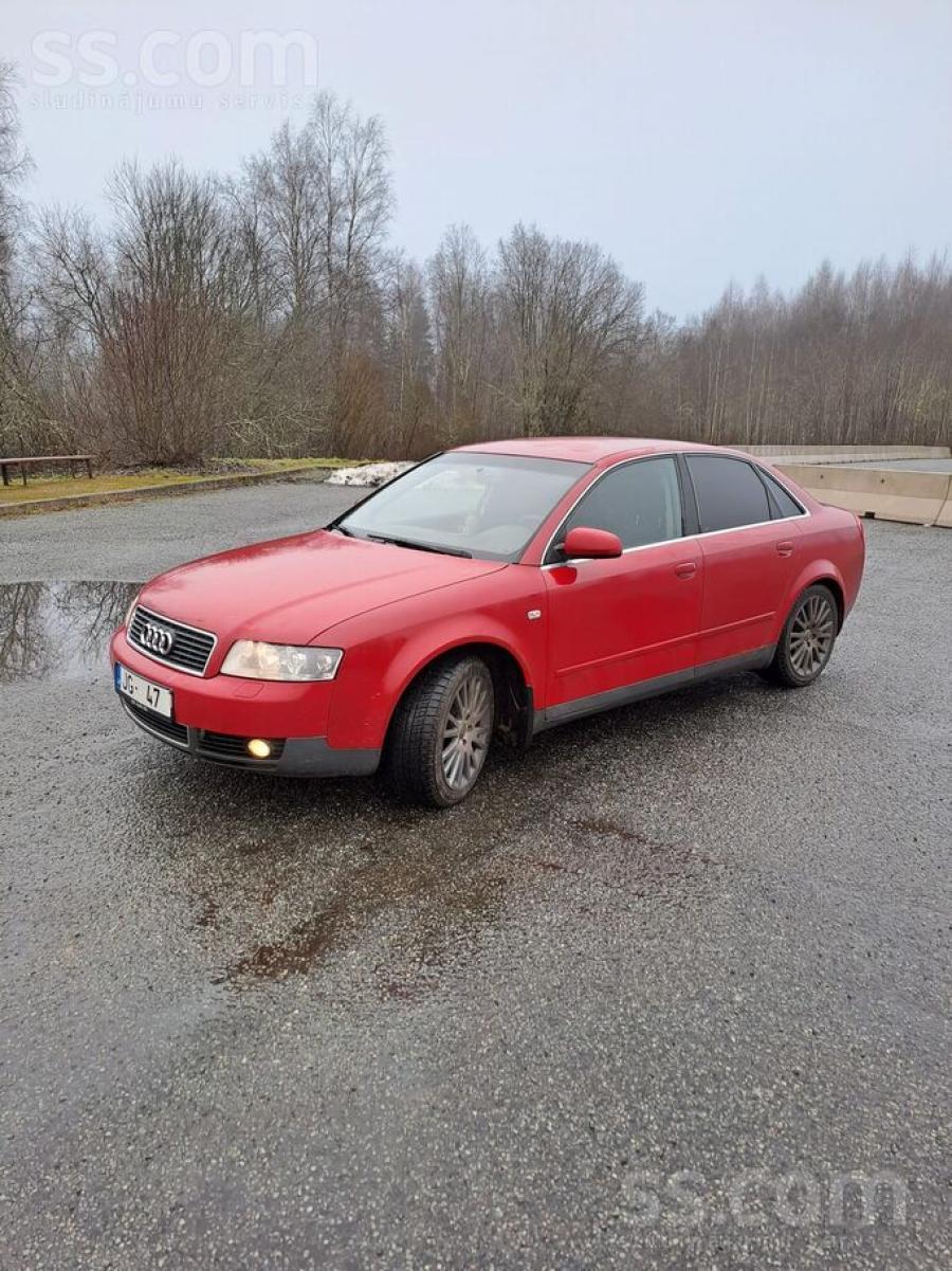 Red Audi A4 2001 in Aluksne, with an engine capacity of 1.90 L and mileage of 587 thousand km for 2350 €, photo 2 on AUTOMOTO.COM.LV