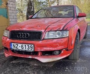 Red Audi A4 2001 in Riga, with an engine capacity of 2.00 L and mileage of 231 thousand km for 1299 €, photo  on AUTOMOTO.COM.LV