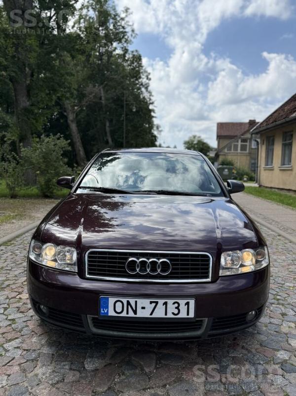 Red Audi A4 2002 in Kuldiga, with an engine capacity of 1.90 L and mileage of 302 thousand km for 1300 €, photo 3 on AUTOMOTO.COM.LV