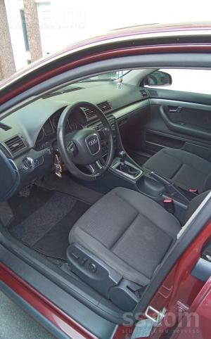 Sarkans Audi A4 2004 Rīga, ar dzinēja tilpumu 1.90 L un nobraukumu 305 tūkst. km par 1999 €, foto 7 vietnē AUTOMOTO.COM.LV