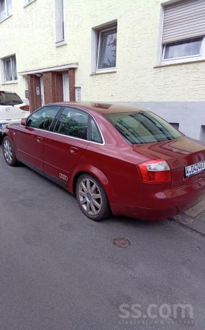 Sarkans Audi A4 2004 Rīga, ar dzinēja tilpumu 1.90 L un nobraukumu 305 tūkst. km par 1999 €, foto 8 vietnē AUTOMOTO.COM.LV