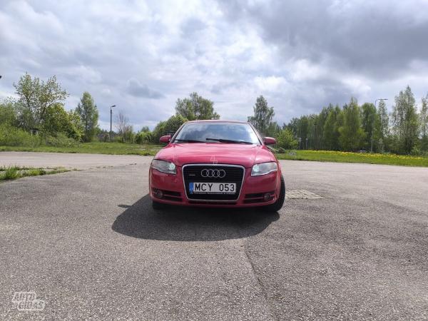 Красный Ауди А4 2005 в Плунге, объемом двигателя 2.00 л и пробегом 282 тыс. км за 2000 €, фото 1 на AUTOMOTO.COM.LV