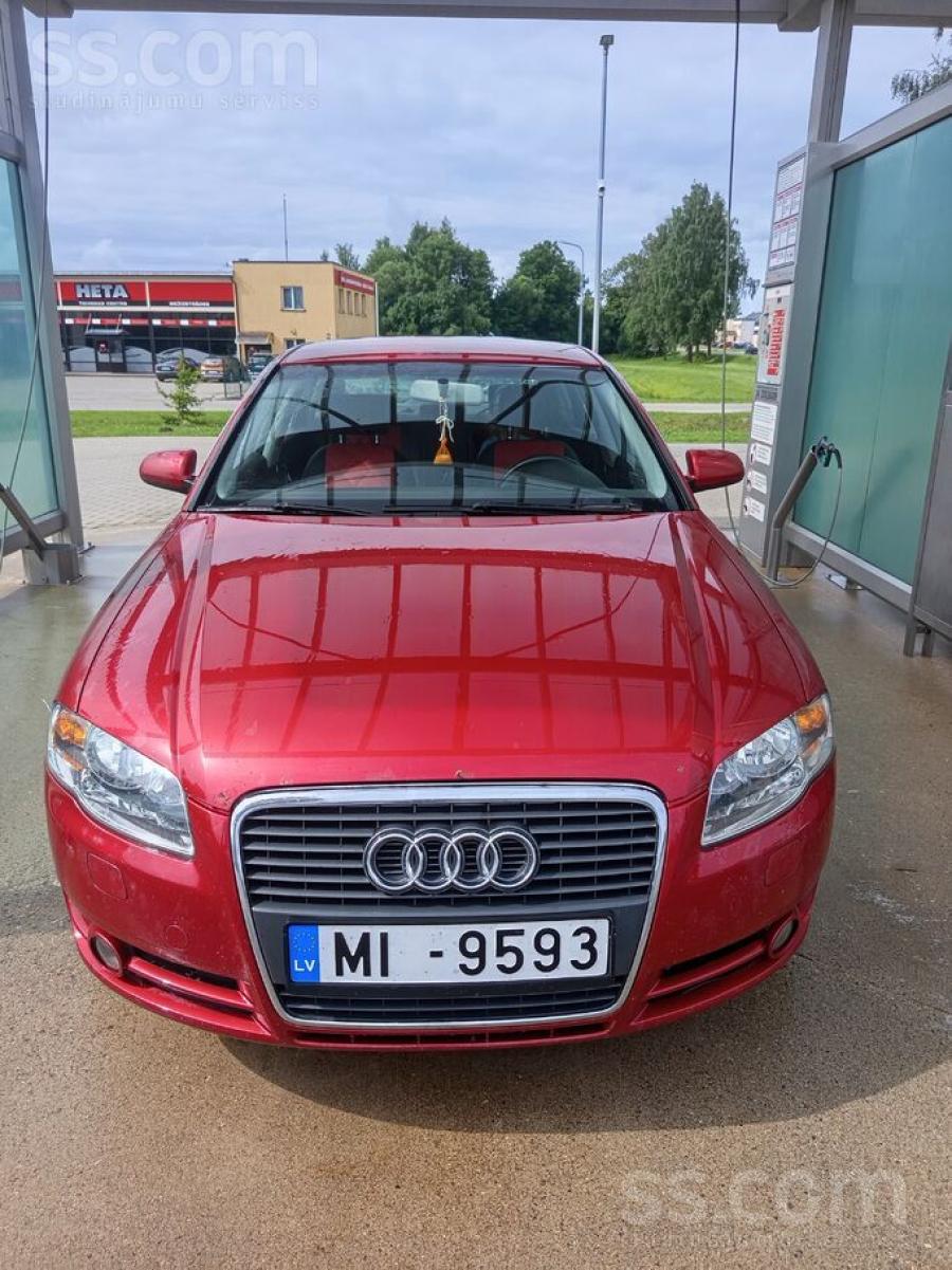 Sarkans Audi A4 2005 Madona, ar dzinēja tilpumu 2.00 L un nobraukumu 248 tūkst. km par 1400 €, foto 5 vietnē AUTOMOTO.COM.LV
