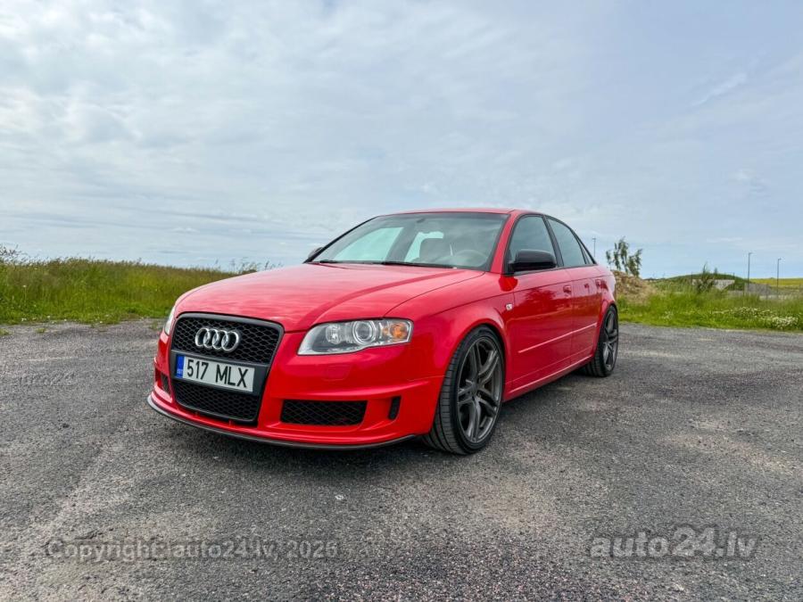 Red Audi A4 2006 in Tallinn, with an engine capacity of 2.00 L and mileage of 129 thousand km for 11500 €, photo 1 on AUTOMOTO.COM.LV