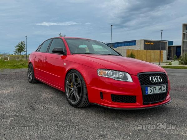 Red Audi A4 2006 in Tallinn, with an engine capacity of 2.00 L and mileage of 129 thousand km for 11500 €, photo 2 on AUTOMOTO.COM.LV