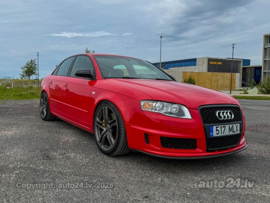 Red Audi A4 2006 in Tallinn, with an engine capacity of 2.00 L and mileage of 129 thousand km for 11500 €, photo 3 on AUTOMOTO.COM.LV