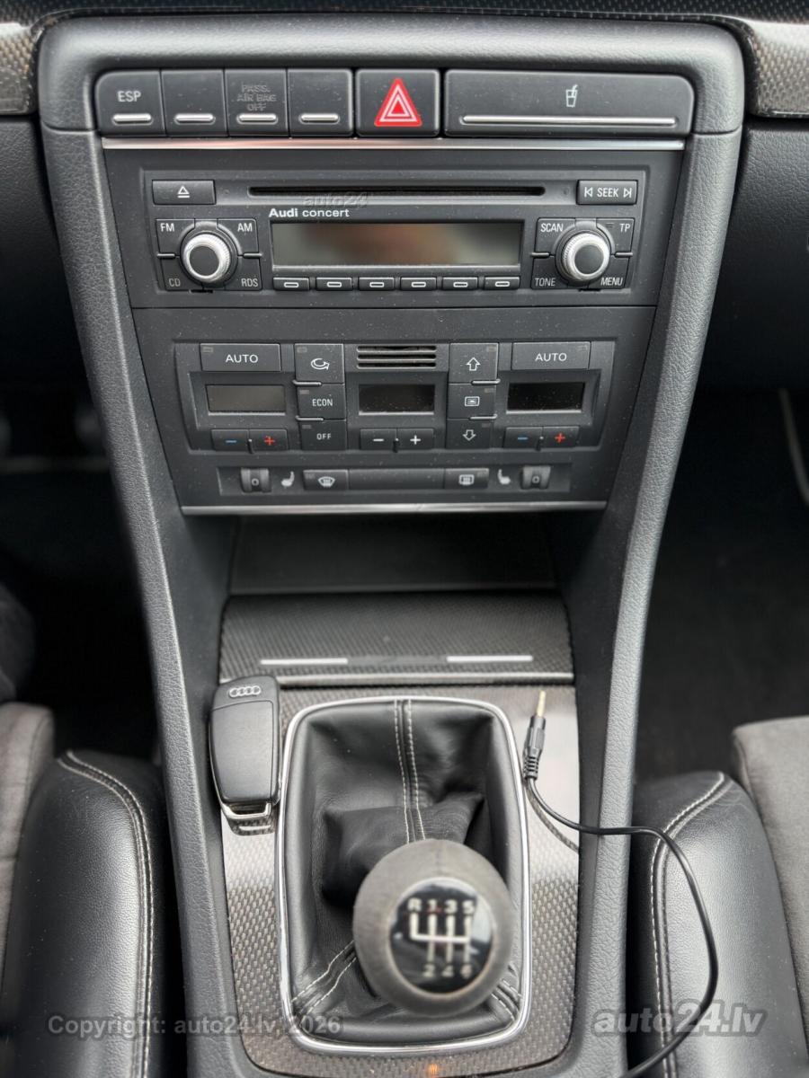 Red Audi A4 2006 in Tallinn, with an engine capacity of 2.00 L and mileage of 129 thousand km for 11500 €, photo 15 on AUTOMOTO.COM.LV