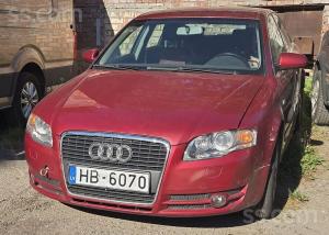 Sarkans Audi A4 2007 Rīga, ar dzinēja tilpumu 2.00 L un nobraukumu 260 tūkst. km par 1400 €, foto  vietnē AUTOMOTO.COM.LV