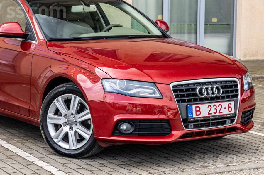 Red Audi A4 2008 in Jelgava, with an engine capacity of 2.70 L and mileage of 251 thousand km for 6590 €, photo 2 on AUTOMOTO.COM.LV