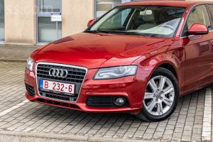 Red Audi A4 2008 in Jelgava, with an engine capacity of 2.70 L and mileage of 251 thousand km for 6590 €, photo 5 on AUTOMOTO.COM.LV