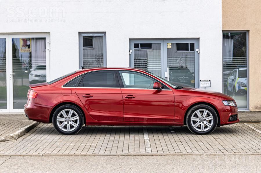 Red Audi A4 2008 in Jelgava, with an engine capacity of 2.70 L and mileage of 251 thousand km for 6590 €, photo 11 on AUTOMOTO.COM.LV