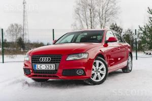Red Audi A4 2008 in Riga, with an engine capacity of 1.80 L and mileage of 201 thousand km for 5590 €, photo  on AUTOMOTO.COM.LV