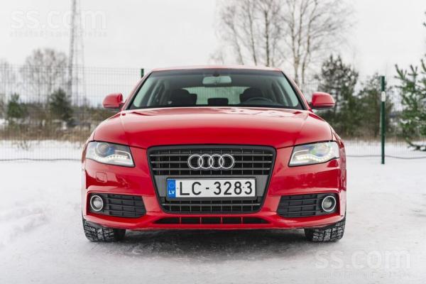 Red Audi A4 2008 in Riga, with an engine capacity of 1.80 L and mileage of 201 thousand km for 5590 €, photo 2 on AUTOMOTO.COM.LV