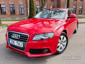 Sarkans Audi A4 2008 Tallina, ar dzinēja tilpumu 1.80 L un nobraukumu 211 tūkst. km par 4799 €, foto  vietnē AUTOMOTO.COM.LV