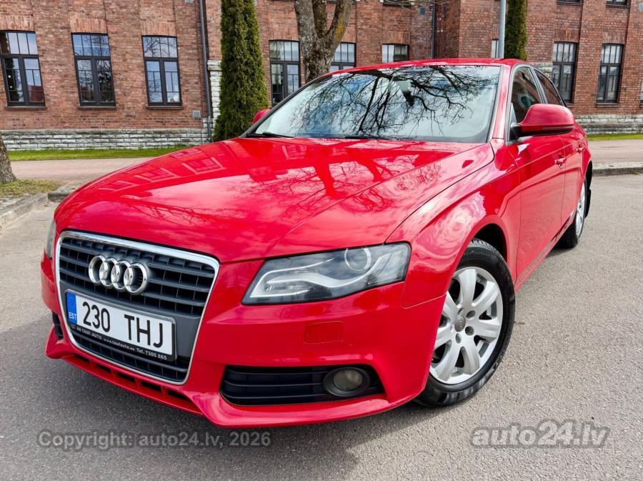 Sarkans Audi A4 2008 Tallina, ar dzinēja tilpumu 1.80 L un nobraukumu 211 tūkst. km par 4799 €, foto 1 vietnē AUTOMOTO.COM.LV