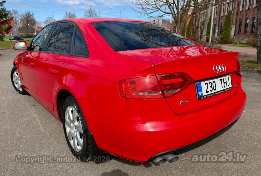 Sarkans Audi A4 2008 Tallina, ar dzinēja tilpumu 1.80 L un nobraukumu 211 tūkst. km par 4799 €, foto 5 vietnē AUTOMOTO.COM.LV