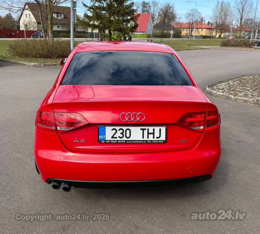 Sarkans Audi A4 2008 Tallina, ar dzinēja tilpumu 1.80 L un nobraukumu 211 tūkst. km par 4799 €, foto 7 vietnē AUTOMOTO.COM.LV