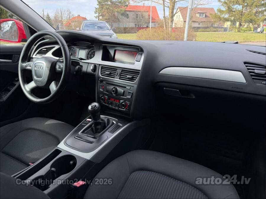 Sarkans Audi A4 2008 Tallina, ar dzinēja tilpumu 1.80 L un nobraukumu 211 tūkst. km par 4799 €, foto 11 vietnē AUTOMOTO.COM.LV