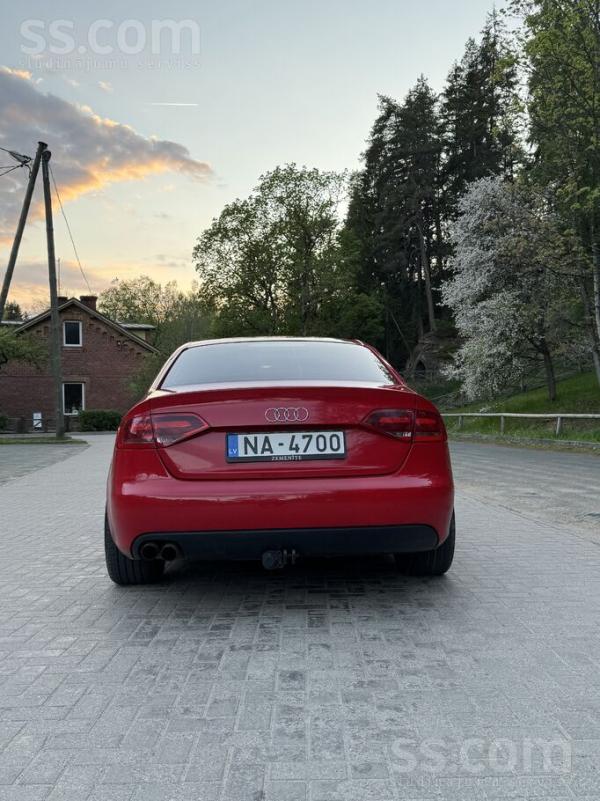 Sarkans Audi A4 2008 Cēsis, ar dzinēja tilpumu 2.00 L un nobraukumu 359 tūkst. km par 4000 €, foto 7 vietnē AUTOMOTO.COM.LV