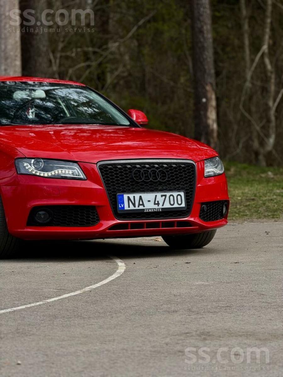 Красный Ауди А4 2008 в Цесис, объемом двигателя 2.00 л и пробегом 358 тыс. км за 5500 €, фото 5 на AUTOMOTO.COM.LV