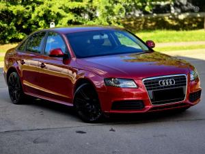 Sarkans Audi A4 2008 Radviliškis, ar dzinēja tilpumu 1.98 L un nobraukumu 255 tūkst. km par 4900 €, foto 4 vietnē AUTOMOTO.COM.LV