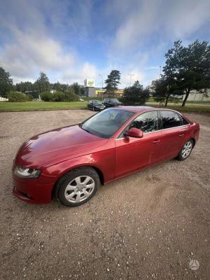 Sarkans Audi A4 2008 Viļņa, ar dzinēja tilpumu 1.97 L un nobraukumu 300 tūkst. km par 2200 €, foto  vietnē AUTOMOTO.COM.LV