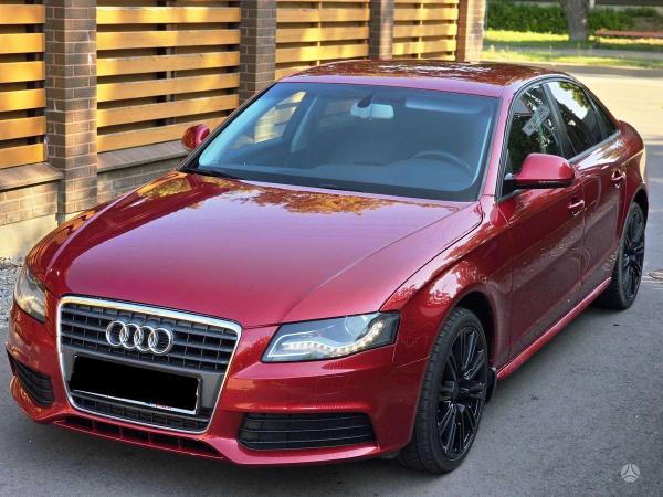 Red Audi A4 2008 in Radviliskis, with an engine capacity of 1.80 L and mileage of 255 thousand km for 4900 €, photo 1 on AUTOMOTO.COM.LV