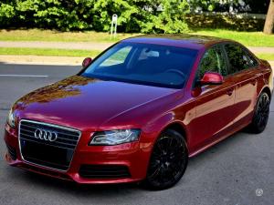 Sarkans Audi A4 2008 Šauļi, ar dzinēja tilpumu 1.80 L un nobraukumu 256 tūkst. km par 3950 €, foto  vietnē AUTOMOTO.COM.LV