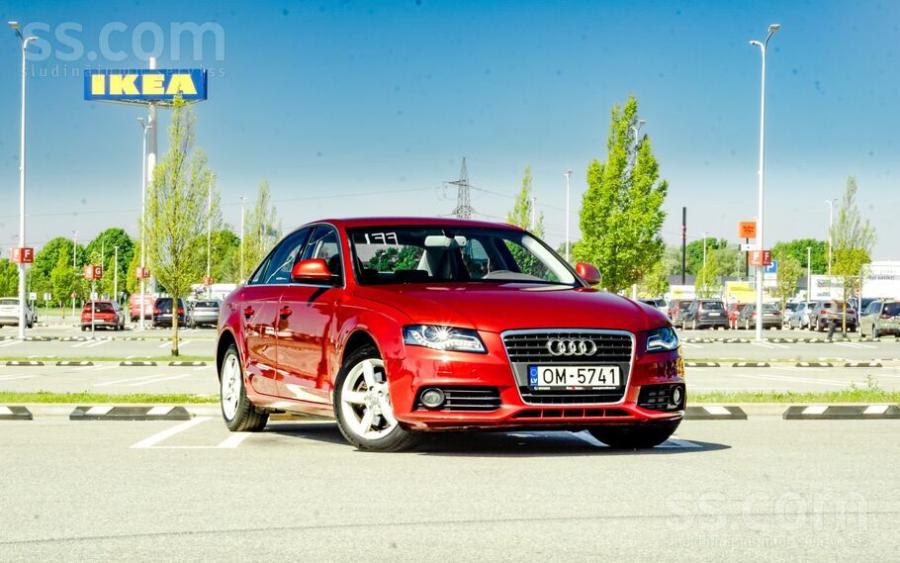 Sarkans Audi A4 2009 Rīga, ar dzinēja tilpumu 1.80 L un nobraukumu 315 tūkst. km par 5990 €, foto 3 vietnē AUTOMOTO.COM.LV