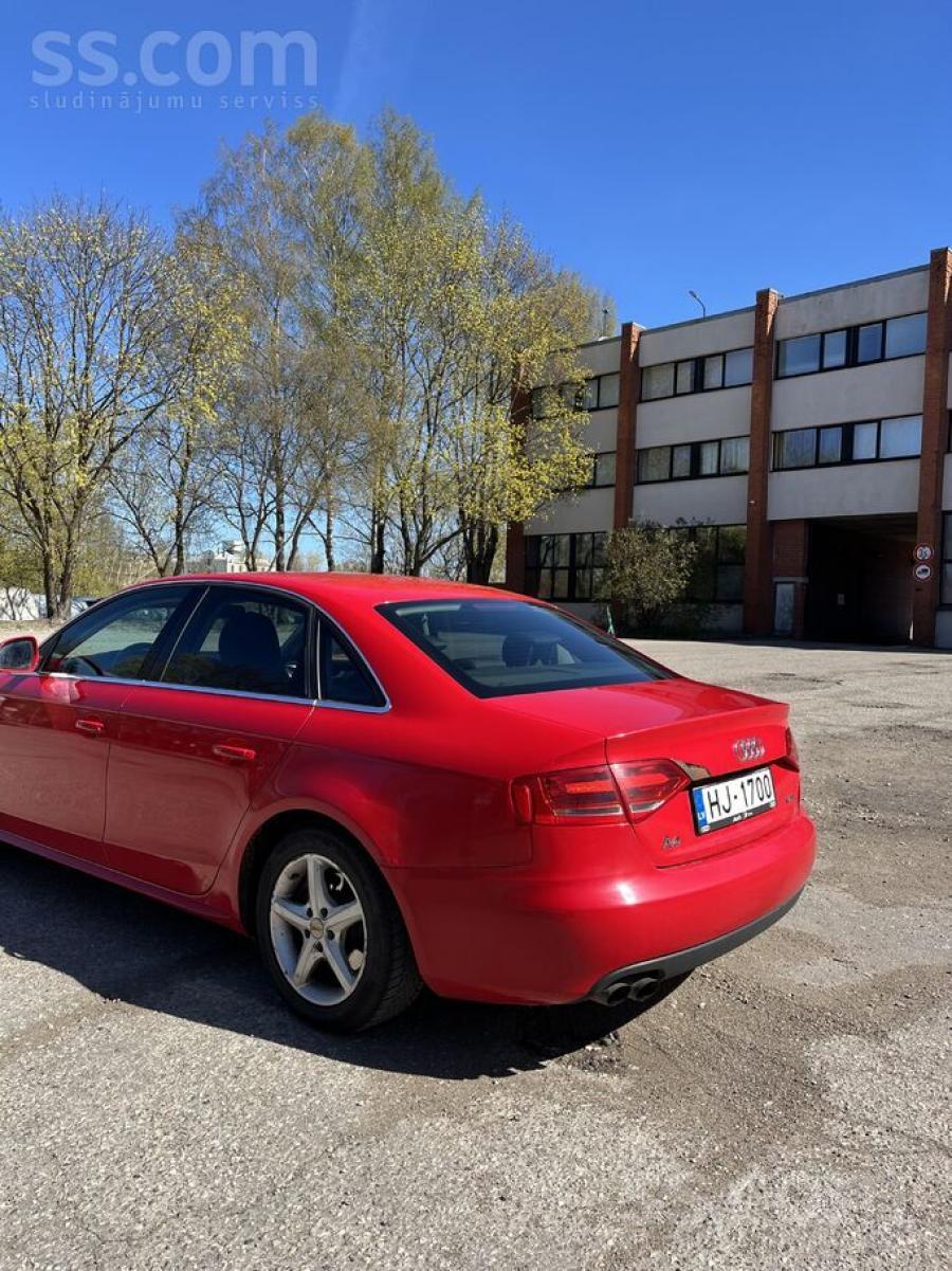 Red Audi A4 2009 in Riga, with an engine capacity of 1.80 L and mileage of 245 thousand km for 5200 €, photo 5 on AUTOMOTO.COM.LV