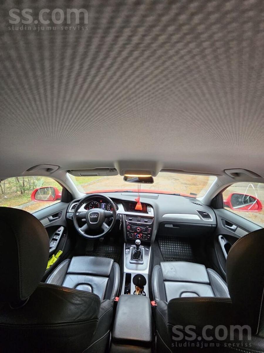 Red Audi A4 2009 in Riga, with an engine capacity of 1.80 L and mileage of 245 thousand km for 5200 €, photo 10 on AUTOMOTO.COM.LV