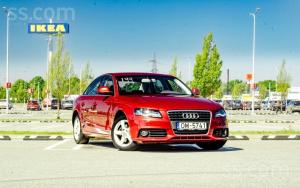 Red Audi A4 2009 in Riga, with an engine capacity of 1.80 L and mileage of 315 thousand km for 5990 €, photo 3 on AUTOMOTO.COM.LV