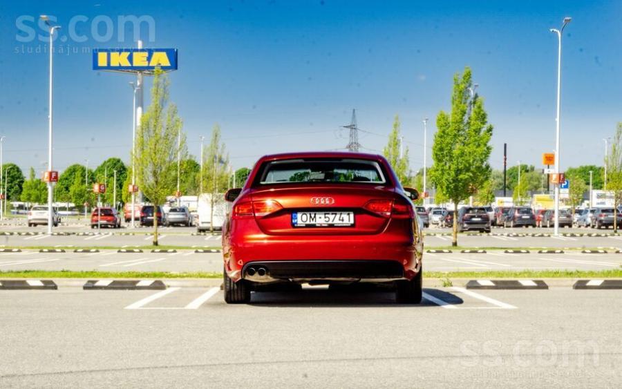 Red Audi A4 2009 in Riga, with an engine capacity of 1.80 L and mileage of 315 thousand km for 5990 €, photo 7 on AUTOMOTO.COM.LV