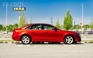 Red Audi A4 2009 in Riga, with an engine capacity of 1.80 L and mileage of 315 thousand km for 5990 €, photo 9 on AUTOMOTO.COM.LV