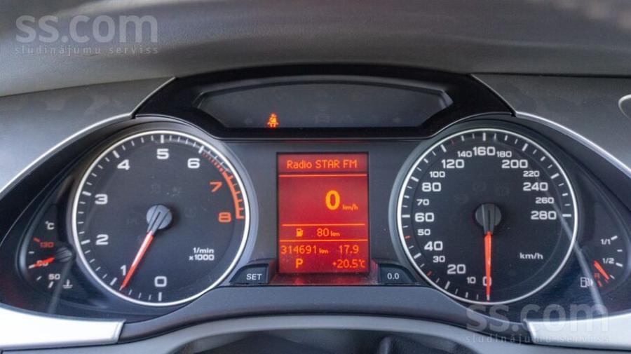 Red Audi A4 2009 in Riga, with an engine capacity of 1.80 L and mileage of 315 thousand km for 5990 €, photo 17 on AUTOMOTO.COM.LV