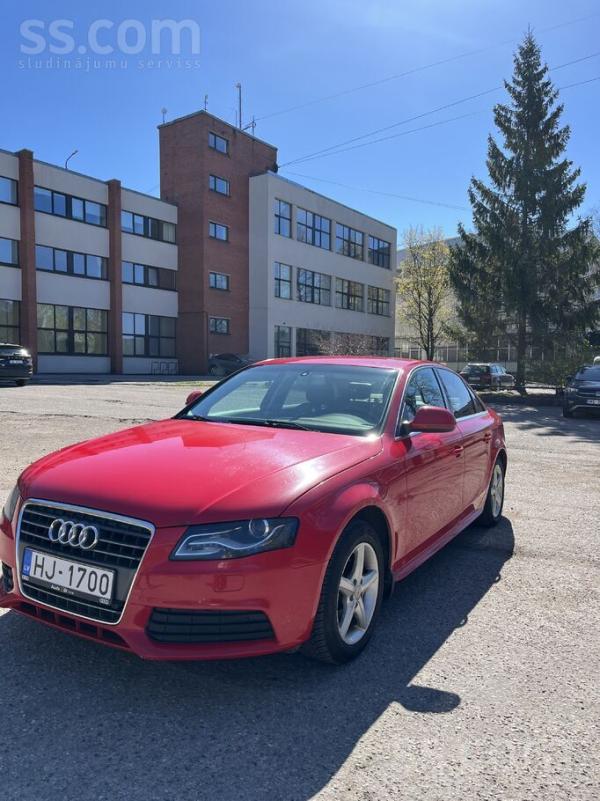 Красный Ауди А4 2009 в Рига, объемом двигателя 1.80 л и пробегом 245 тыс. км за 4000 €, фото 1 на AUTOMOTO.COM.LV