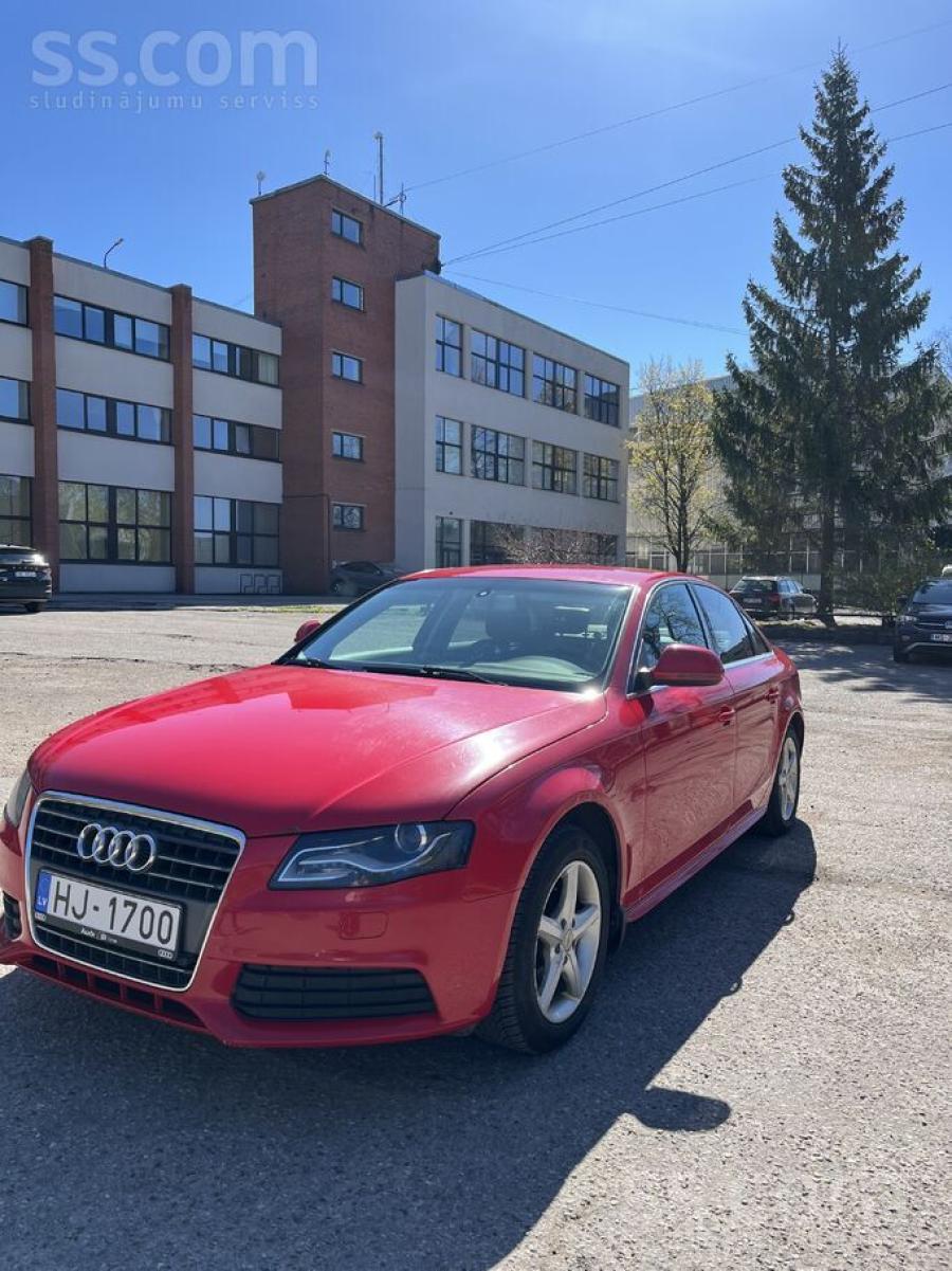 Sarkans Audi A4 2009 Rīga, ar dzinēja tilpumu 1.80 L un nobraukumu 245 tūkst. km par 4000 €, foto 1 vietnē AUTOMOTO.COM.LV