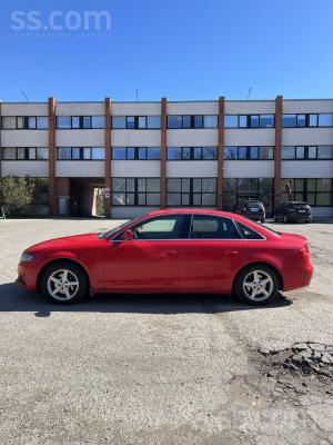 Sarkans Audi A4 2009 Rīga, ar dzinēja tilpumu 1.80 L un nobraukumu 245 tūkst. km par 4000 €, foto 5 vietnē AUTOMOTO.COM.LV