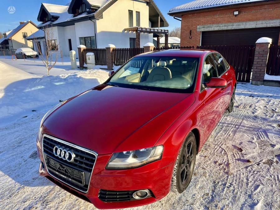 Red Audi A4 2010 in Siauliai, with an engine capacity of 1.97 L and mileage of 245 thousand km for 5450 €, photo 13 on AUTOMOTO.COM.LV