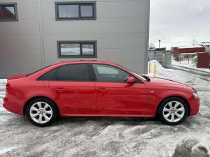 Red Audi A4 2013 in Vilnius, with an engine capacity of 1.80 L and mileage of 221 thousand km for 8500 €, photo 4 on AUTOMOTO.COM.LV