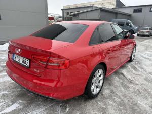 Red Audi A4 2013 in Vilnius, with an engine capacity of 1.80 L and mileage of 221 thousand km for 8500 €, photo 5 on AUTOMOTO.COM.LV