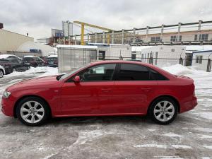 Red Audi A4 2013 in Vilnius, with an engine capacity of 1.80 L and mileage of 221 thousand km for 8500 €, photo 8 on AUTOMOTO.COM.LV