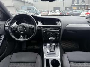 Red Audi A4 2013 in Vilnius, with an engine capacity of 1.80 L and mileage of 221 thousand km for 8500 €, photo 15 on AUTOMOTO.COM.LV