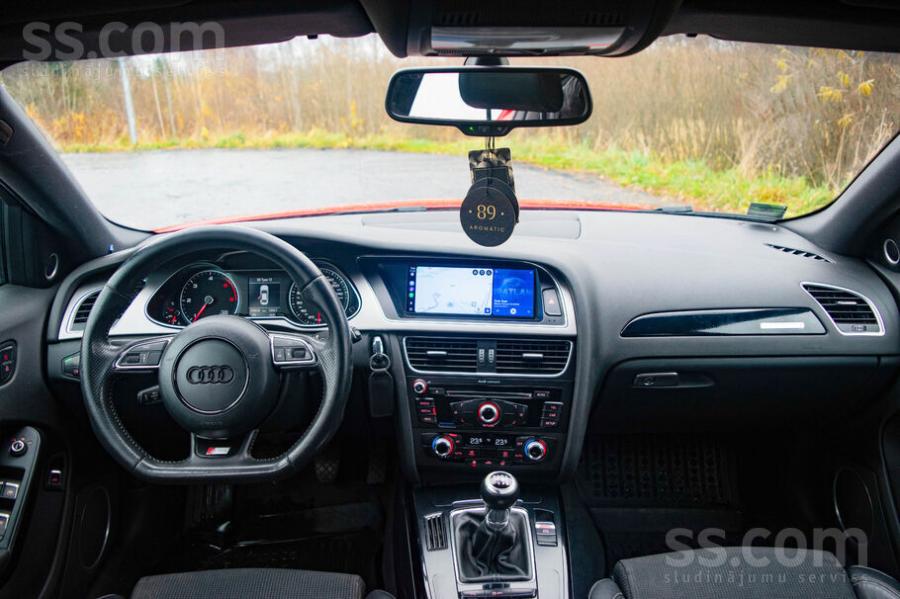 Red Audi A4 2013 in Riga, with an engine capacity of 2.00 L and mileage of 281 thousand km for 10900 €, photo 13 on AUTOMOTO.COM.LV