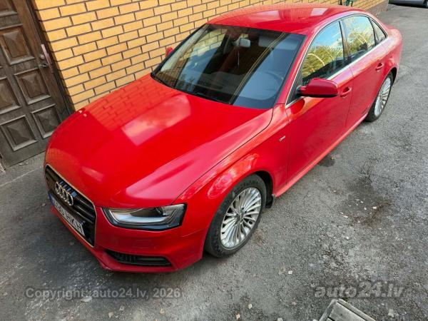 Sarkans Audi A4 2014 Tallina, ar dzinēja tilpumu 2.00 L un nobraukumu 230 tūkst. km par 12000 €, foto 2 vietnē AUTOMOTO.COM.LV