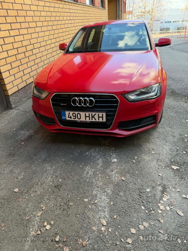 Sarkans Audi A4 2014 Tallina, ar dzinēja tilpumu 2.00 L un nobraukumu 230 tūkst. km par 12000 €, foto 4 vietnē AUTOMOTO.COM.LV