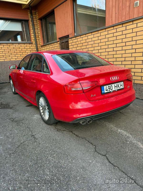 Sarkans Audi A4 2014 Tallina, ar dzinēja tilpumu 2.00 L un nobraukumu 230 tūkst. km par 12000 €, foto 5 vietnē AUTOMOTO.COM.LV