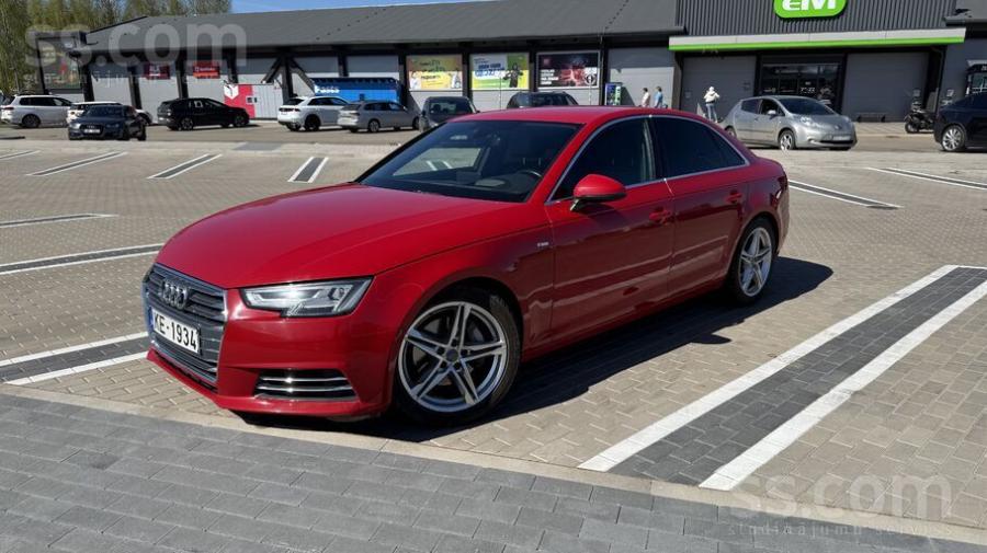 Red Audi A4 2015 in Riga, with an engine capacity of 2.00 L and mileage of 164 thousand km for 13000 €, photo 4 on AUTOMOTO.COM.LV