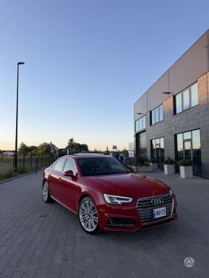 Sarkans Audi A4 2017 Viļņa, ar dzinēja tilpumu 1.98 L un nobraukumu 131 tūkst. km par 18750 €, foto  vietnē AUTOMOTO.COM.LV